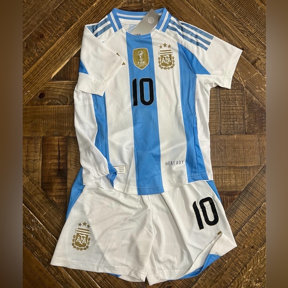 adidas | Shirts & Tops | New Player Version Argentina 2425 Lionel Messi ...